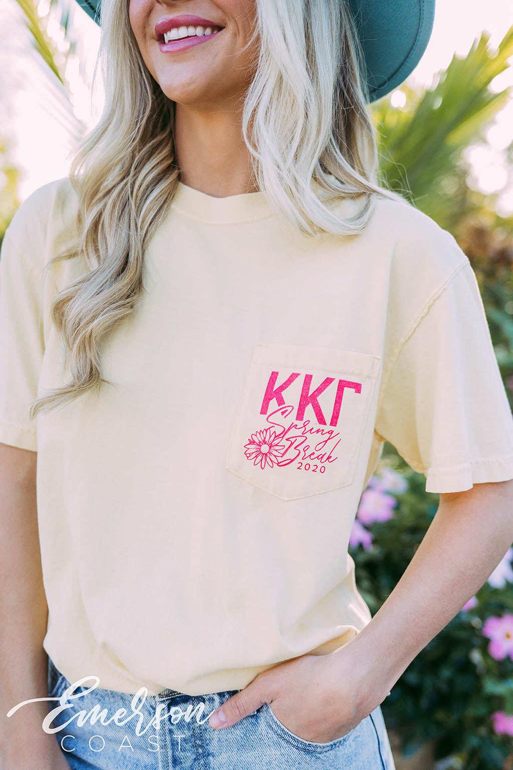Kappa Kappa Gamma Spring Break Floral Tee - Emerson Coast