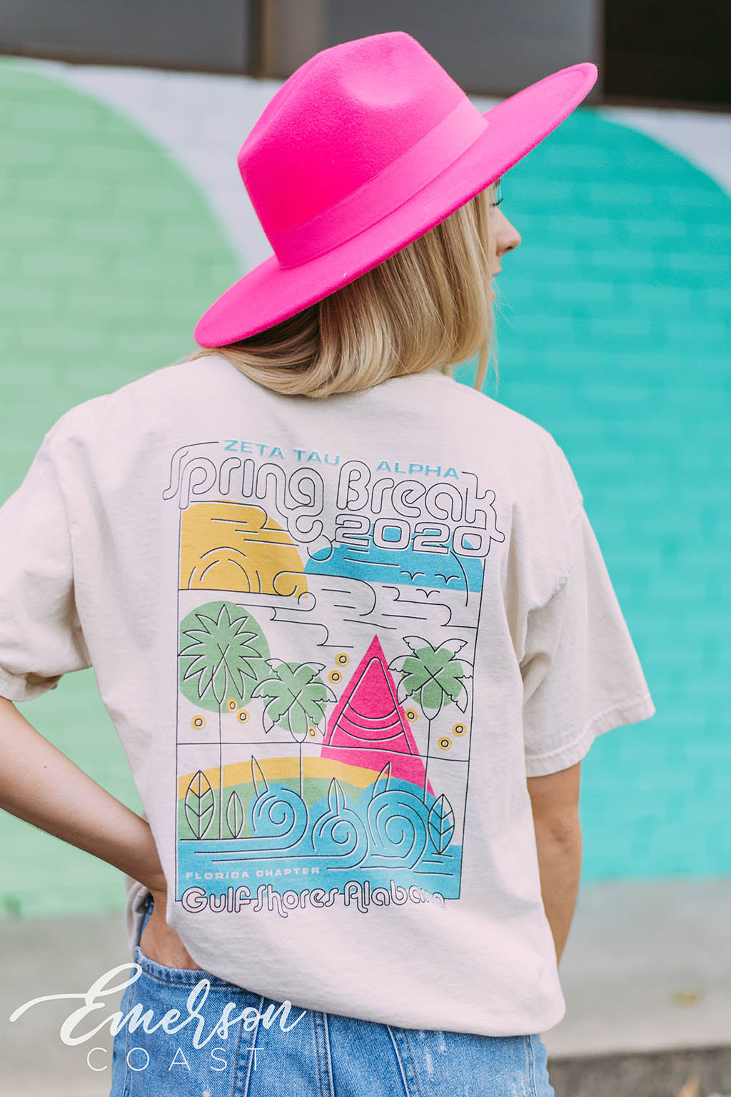 Sorority Spring Break Custom Sorority T-shirt Designs - Emerson Coast