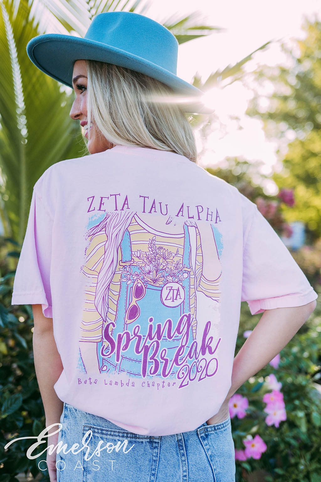 Sorority Spring Break Custom Sorority T-shirt Designs - Emerson Coast
